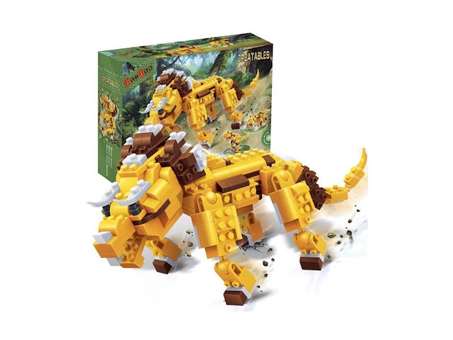 BanBao kocke Dinosaurus Transformers 3u1 6852