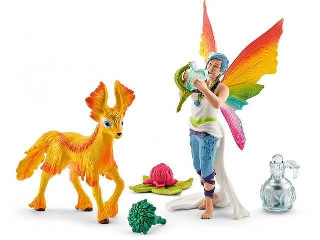 Schleich Figurice Bayala - Dugina vila Dunya sa ždrebetom 41438