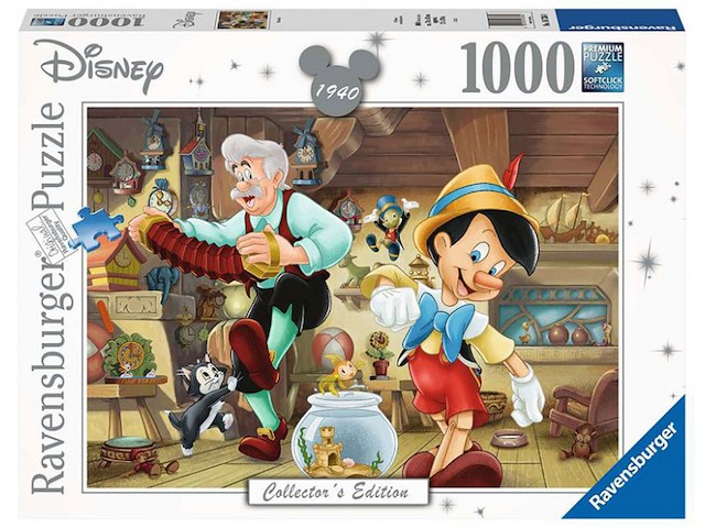 Ravensburger Puzzle slagalica 1000 delova Disney Pinokio 16736