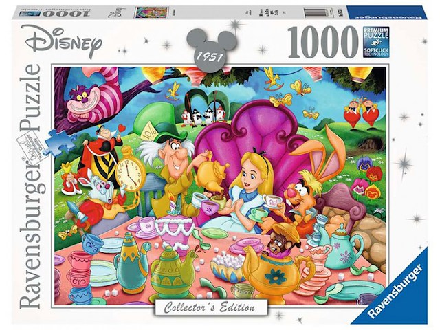 Ravensburger Puzzle slagalica 1000 delova Disney Alisa u Zemlji čuda