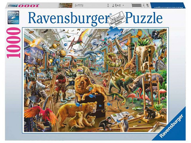 Ravensburger Puzzle slagalica 1000 delova Haos u galeriji 16996