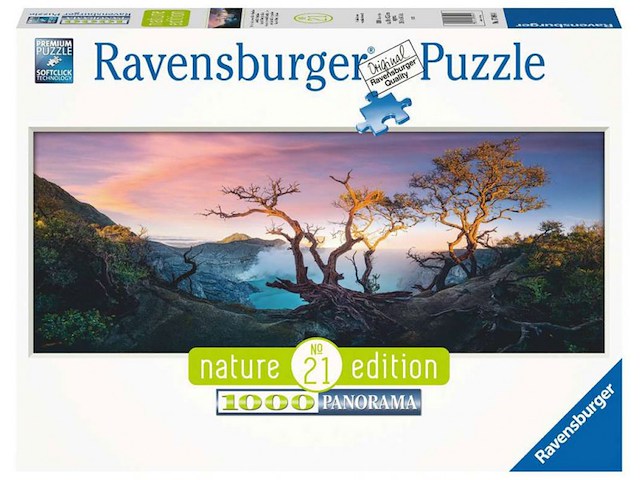 Ravensburger Puzzle slagalica 1000 delova Sumporno jezero na Javi 17094