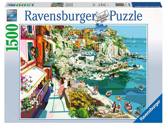 Ravensburger Puzzle slagalica 1500 delova Cinque Terre Italija 16953