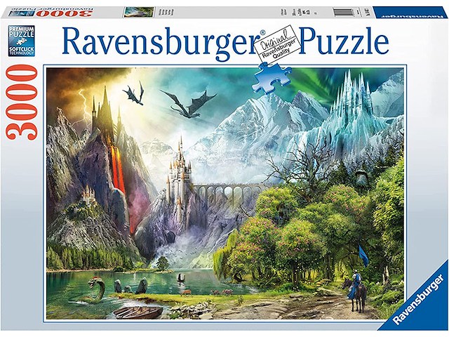 Ravensburger Puzzle slagalica 3000 delova Kraljevstvo zmajeva 16462