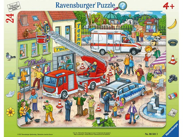 Ravensburger puzzle 24 dela -  Spasavanje životinja 06581