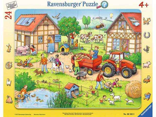 Ravensburger puzzle 24 dela - Moj mali ranč 06582