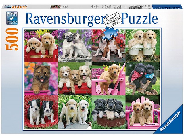 Ravensburger Puzzle 500 delova - Štenci 14659