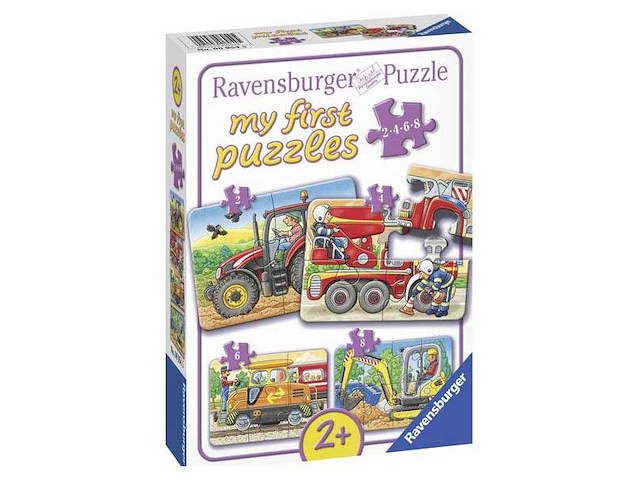 Ravensburger puzzle 20 delova  - Mašine 06954