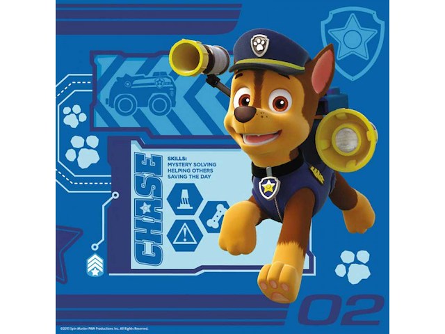 Ravensburger puzzle 110 delova -  3u1 Paw patrol, 07057