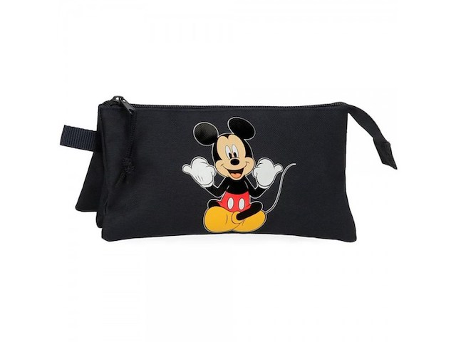 Pernica sa 3 pregrade Disney Mickey Cheerful black 43343