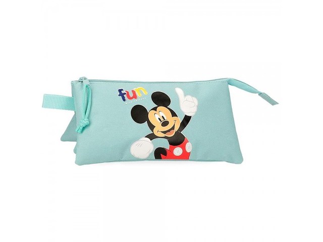 Pernica sa 3 pregrade Disney Mickey All smile turquoise 43243