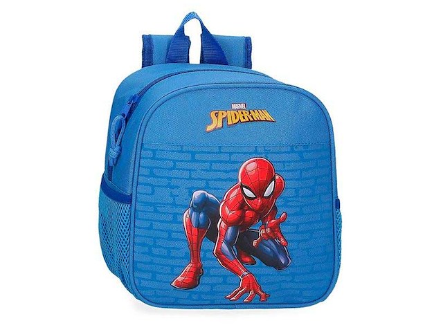 Ranac za vrtić 25cm Spiderman Attack blue 44520