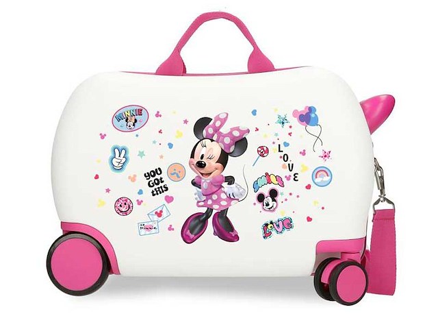 Dečiji kofer za put i vožnju Disney Minnie Party 47510