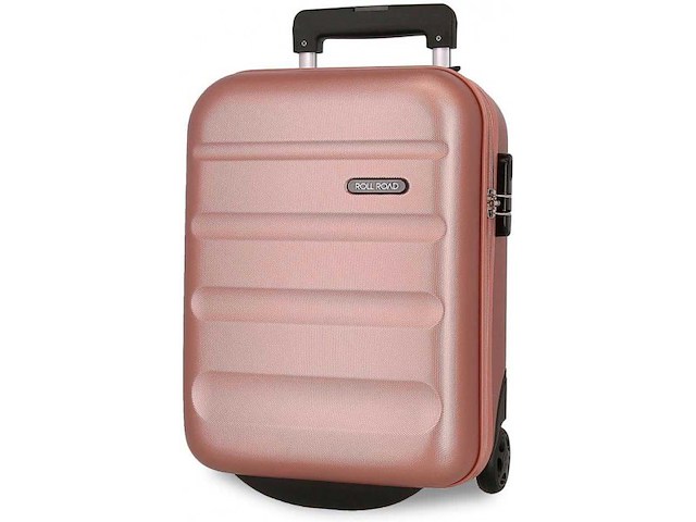 ABS Kofer za putovanja 40cm Flex powder pink Roll Road 58499