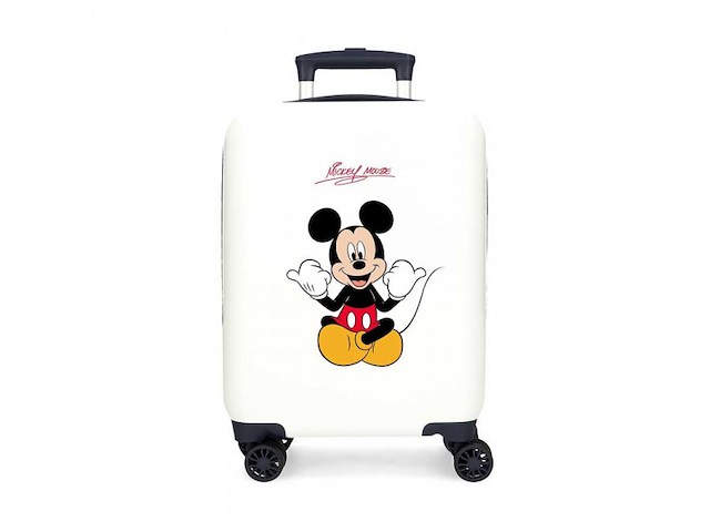 Kofer za put 50cm Disney Mickey Cheerful white 43313