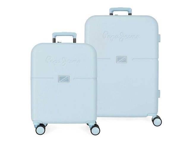 Koferi za putovanja 70cm i 55cm Pepe Jeans Accent sky blue 76995