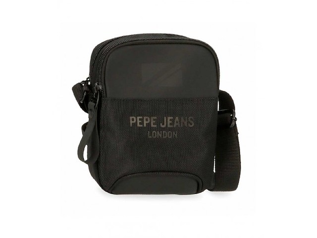 Muška torbica 16cm sa dve pregrade Pepe Jeans Bromley black 70651