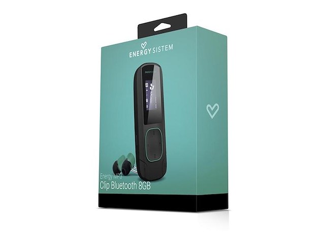 Energy Sistem MP3 plejer Clip Bluetooth Mint 8GB M42650