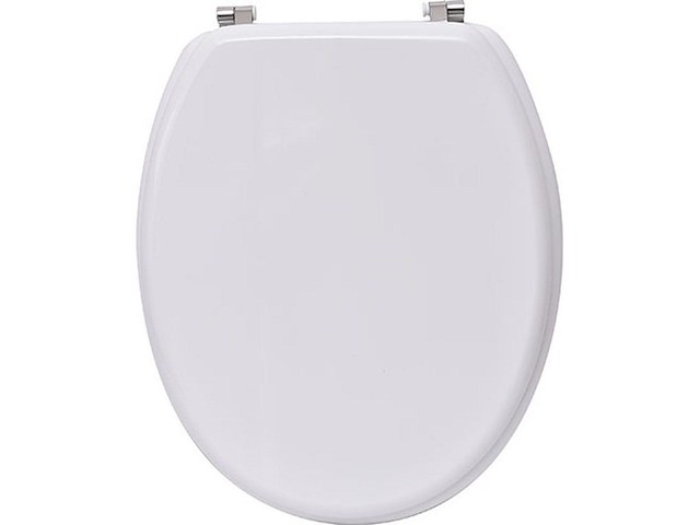 Tendance Wc Daska Sa Inox Okovima 37,5x46cm Mdf Bela