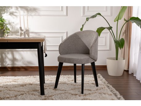 HANAH HOME Set 2 stolice Bentley Grey Black