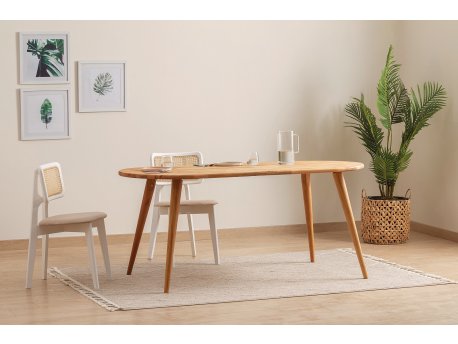 HANAH HOME Trpezarijski sto Ares 160 Oak