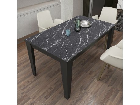 HANAH HOME Trpezarijski sto Bud Black Marble