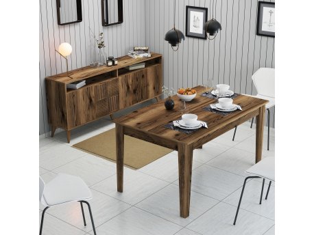 HANAH HOME Set za dnevnu sobu Milan 524 Walnut