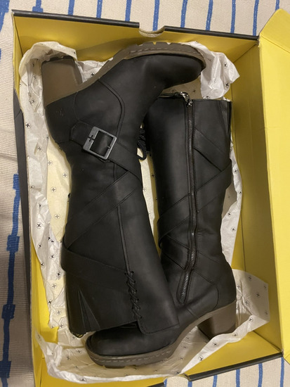 Dr. Martens crne kožne čizme 24,8cm