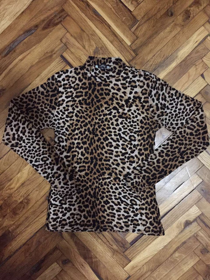 leopard print majica dugih rukava