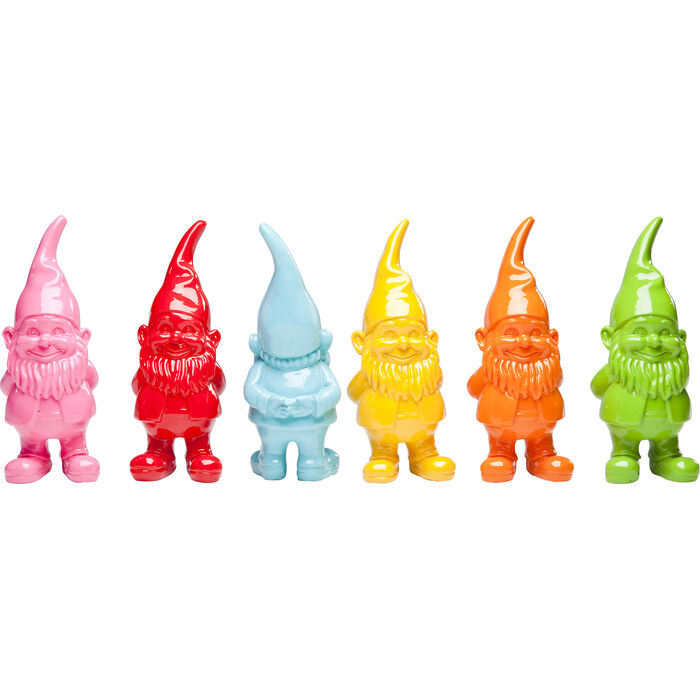 Deco Figurine Gnome Colore 11cm Assorted