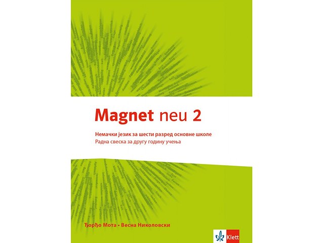 KLETT Nemački jezik 6, Magnet neu 2, radna sveska za šesti razred