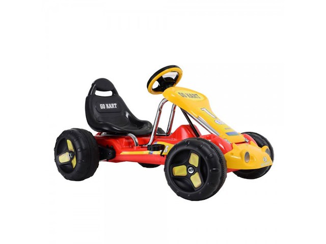 Automobil na pedale Go Kart 404 crveni