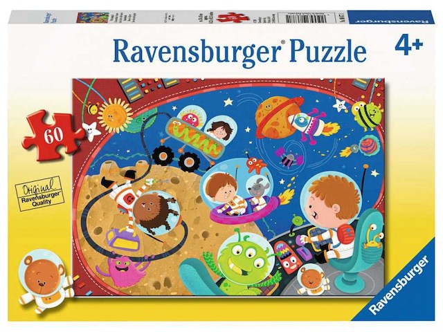 Puzzle 60 delova Svemirske trke Ravensburger 08677