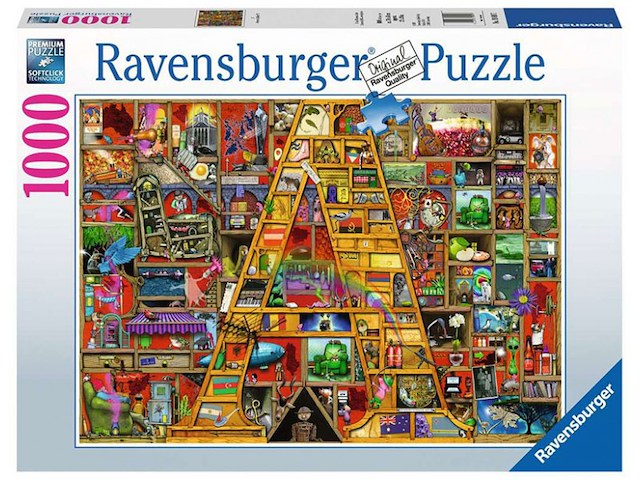 Ravensburger Puzzle 1000 delova -  Slovo A 19891