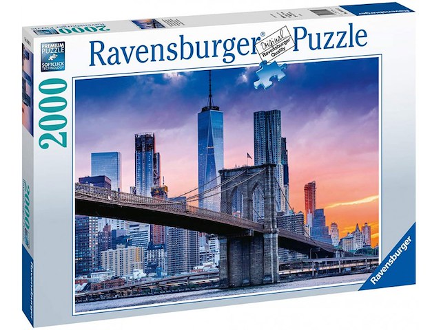 Ravensburger Puzzle 2000 delova -  Pogled na Njujork 16011