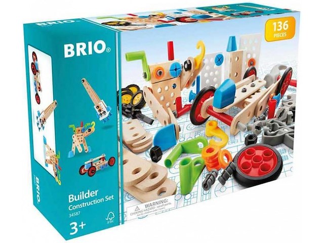 BRIO Igračka Konstruktorski set i alat 136 delova 34587