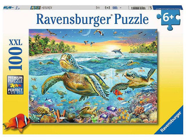 Ravensburger Slagalica 100 delova Plivaj sa morskim kornjačama 12942