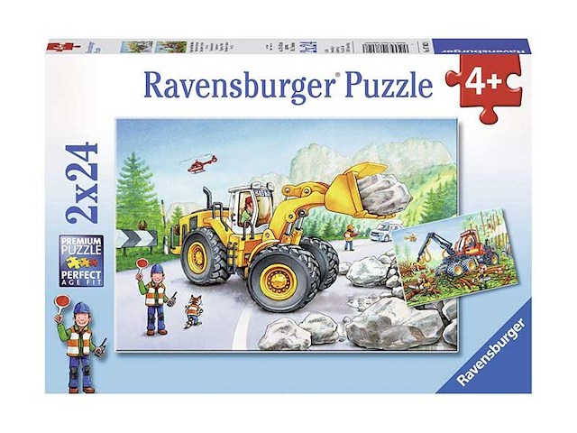 Ravensburger Puzzle 2x24 Bageri u akciji 07802