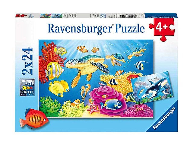 Ravensburger Puzzle 2x24 Podvodni svet 07815