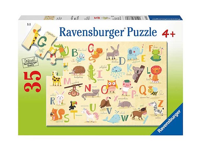 Puzzle Životinje po abecedi Ravensburger 08761