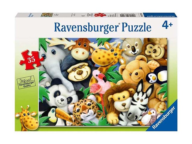 Puzzle Plišane životinje Ravensburger 08794