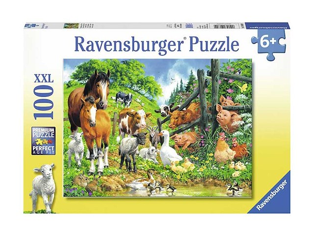 Ravensburger Puzle 100 delova - Domaće životinje 10689