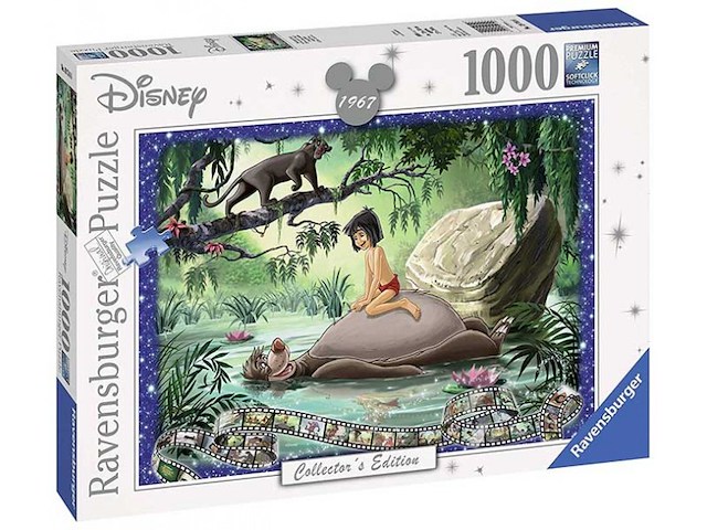 Puzzle 1000 delova - Disney Knjiga o džungli - Ravensburger Collectors Edition 19744