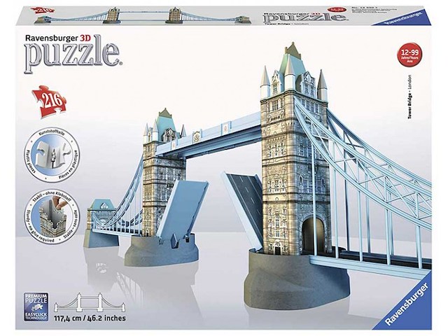 Ravensburger 3D Puzle Tauer Bridž u Londonu 12559