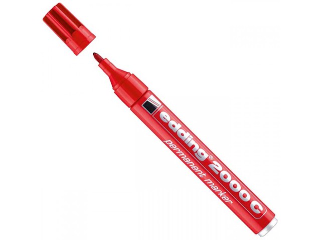 Permanent marker Edding E-2000 Crveni 525002