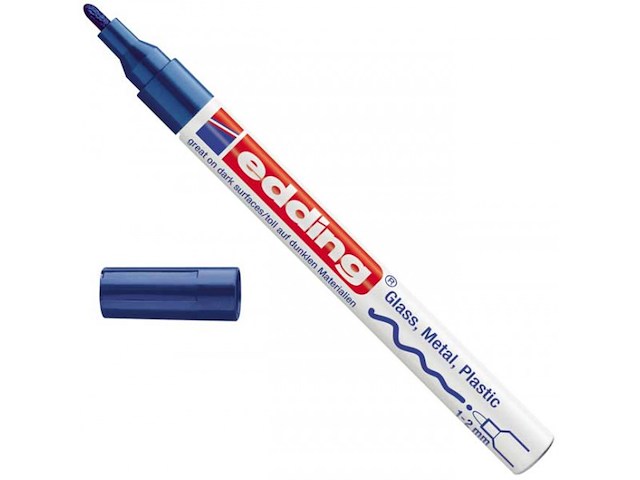 Paint marker Edding E-751 Plavi 4-751003