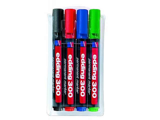 Marker Permanent 300, Set 1/4, 08M300Q