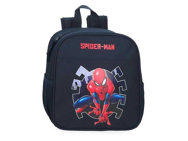 Ranac za vrtić 25cm Spiderman Attack black 44420