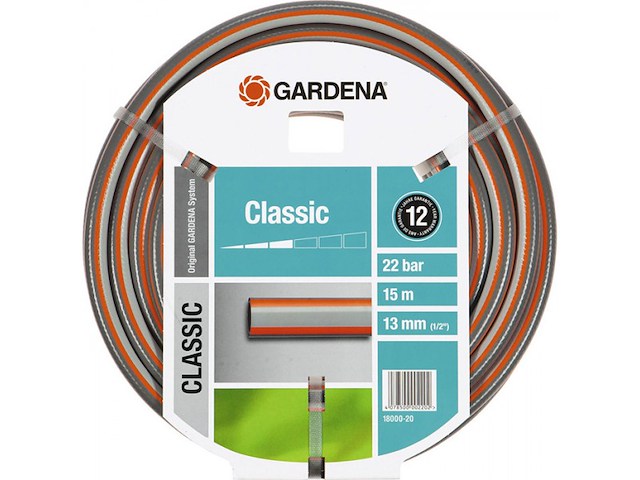 Gardena baštensko crevo za zalivanje i navodnjavanje Classic 15 metara 13 mm (1/2 inča) Ga 18000-20