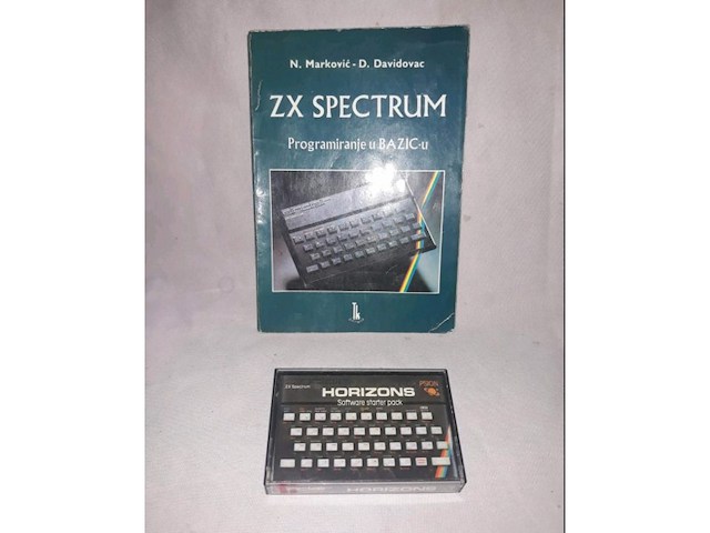 Knjiga I Kaseta za ZX Spectrum 8 Bit Kucni Kompjuter